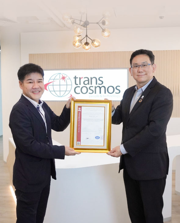 Transcosmos Thailand - transcosmos (Thailand) Ltd. Officially Receives ...