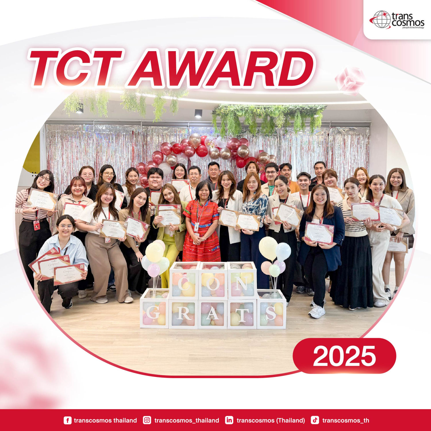 Transcosmos Thailand - TCT Award 2025 winners!